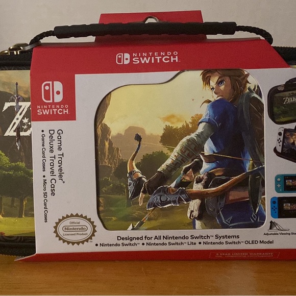 Nintendo | Other | Nintendo Switch Deluxe Travel Carrying Case Zelda ...
